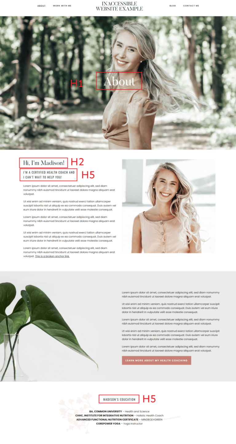 How to Fix Incorrect Heading Order (Skipped Heading Level) Errors