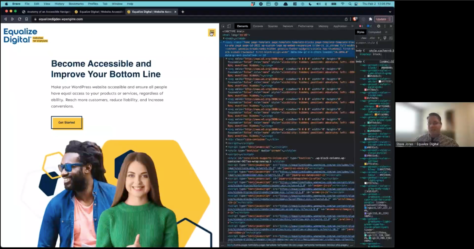 Anatomy of an Accessible Nav: Steve Jones - Equalize Digital