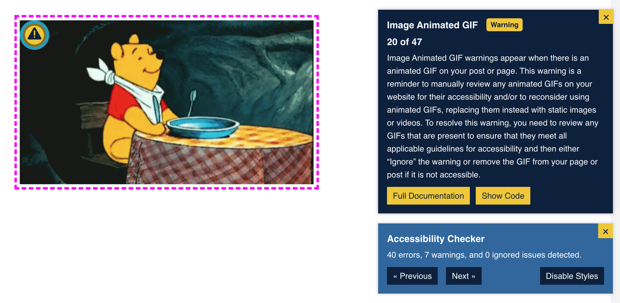 Animated GIF Accessibility Checker - Equalize Digital
