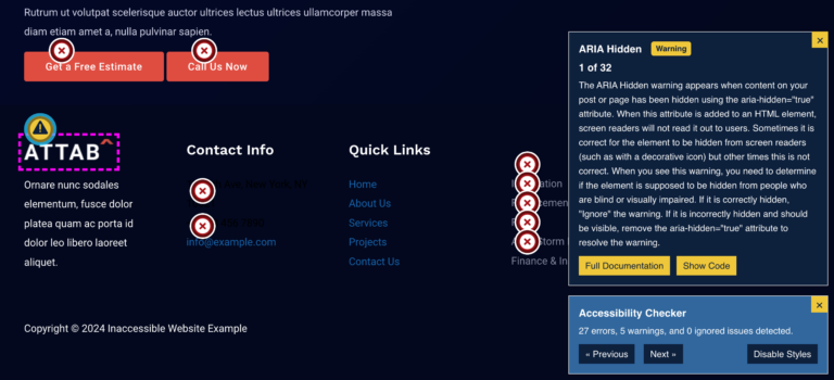 ARIA Hidden: When to Use It & Avoiding Accessibility Issues