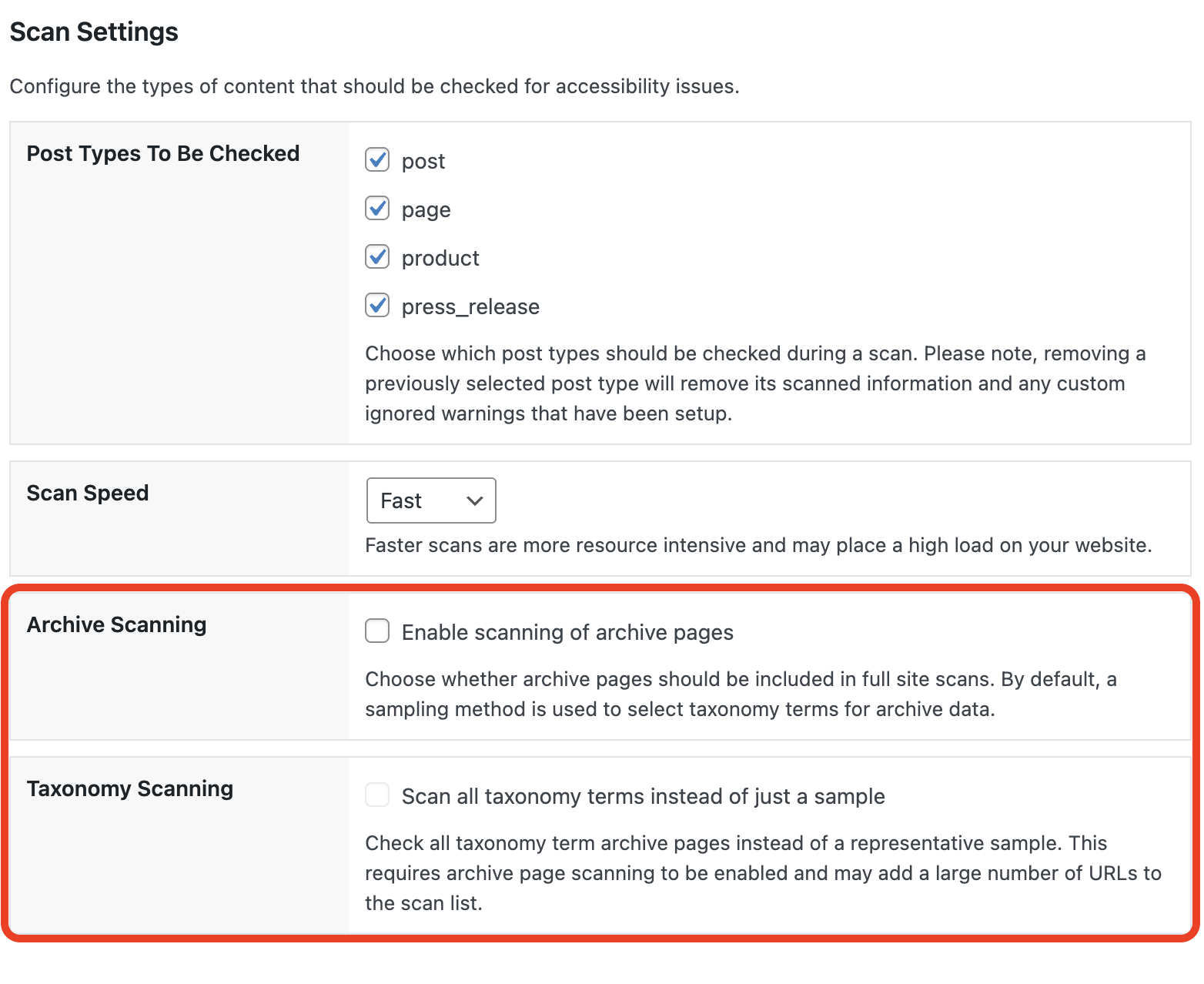 How to Use Accessibility Checker to Scan Archive Pages - Equalize Digital